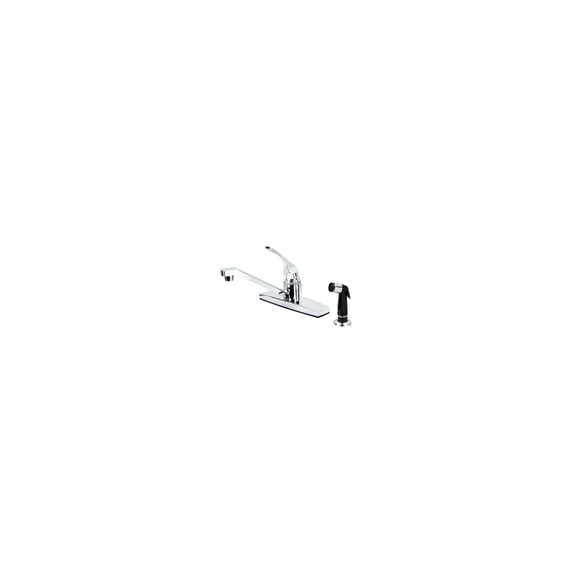 LDR 012 1405CP-CG Single-Handle Kitchen Faucet, Side Spray, Chrome ...