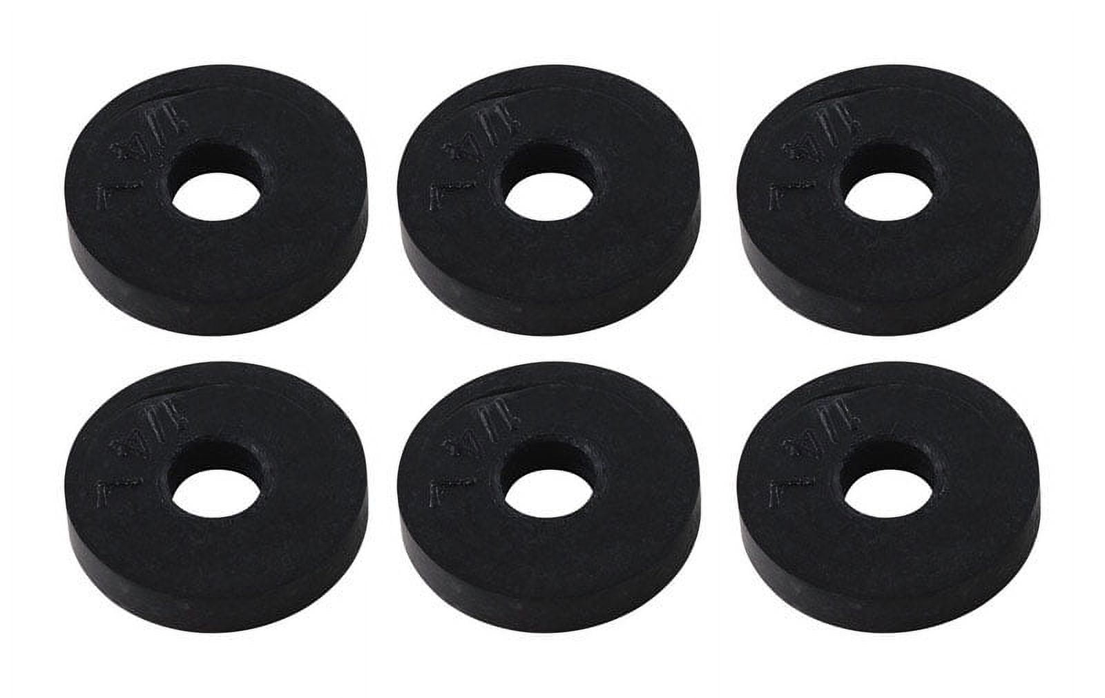 LDR 1/4L in. Dia. Rubber Flat Bibb Washer 6 pk - Walmart.com