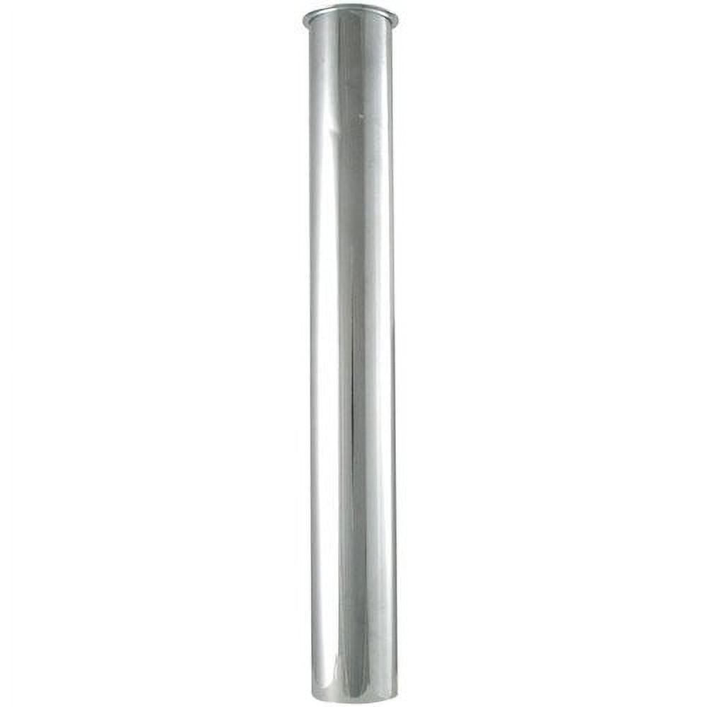 LDR 5056205 Flanged Kitchen Tailpiece, Chrome Plated Brass, 1-1/2" x 12 ...