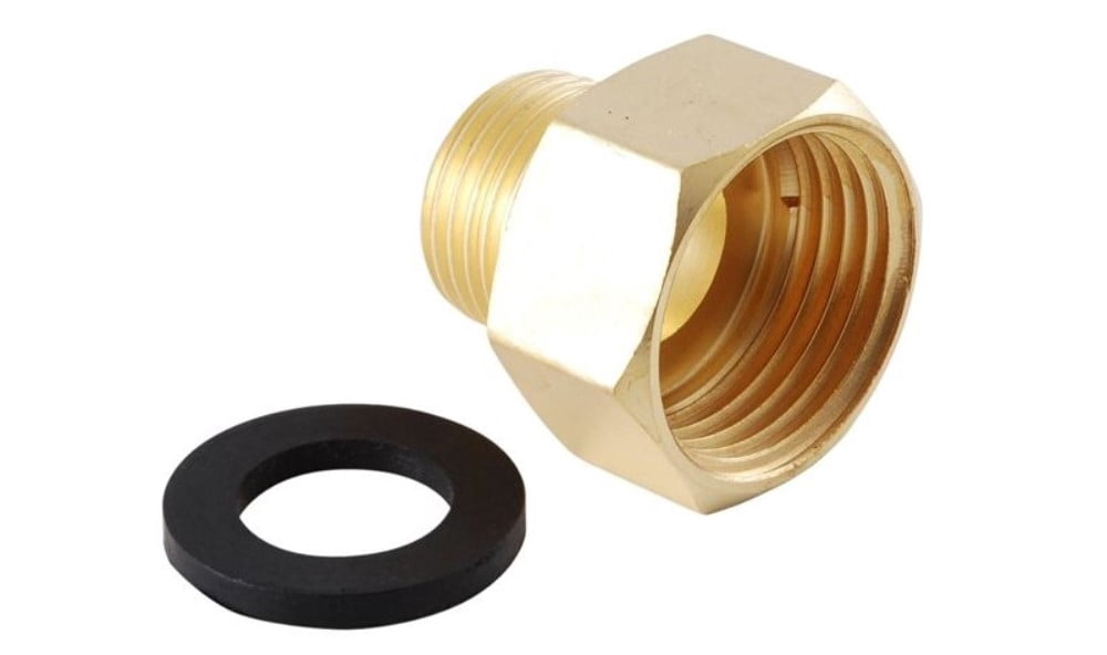 LDR Industries 504 2210 3/4" F.H.T. x 1/2" M.I.P. Female Brass Hose ...