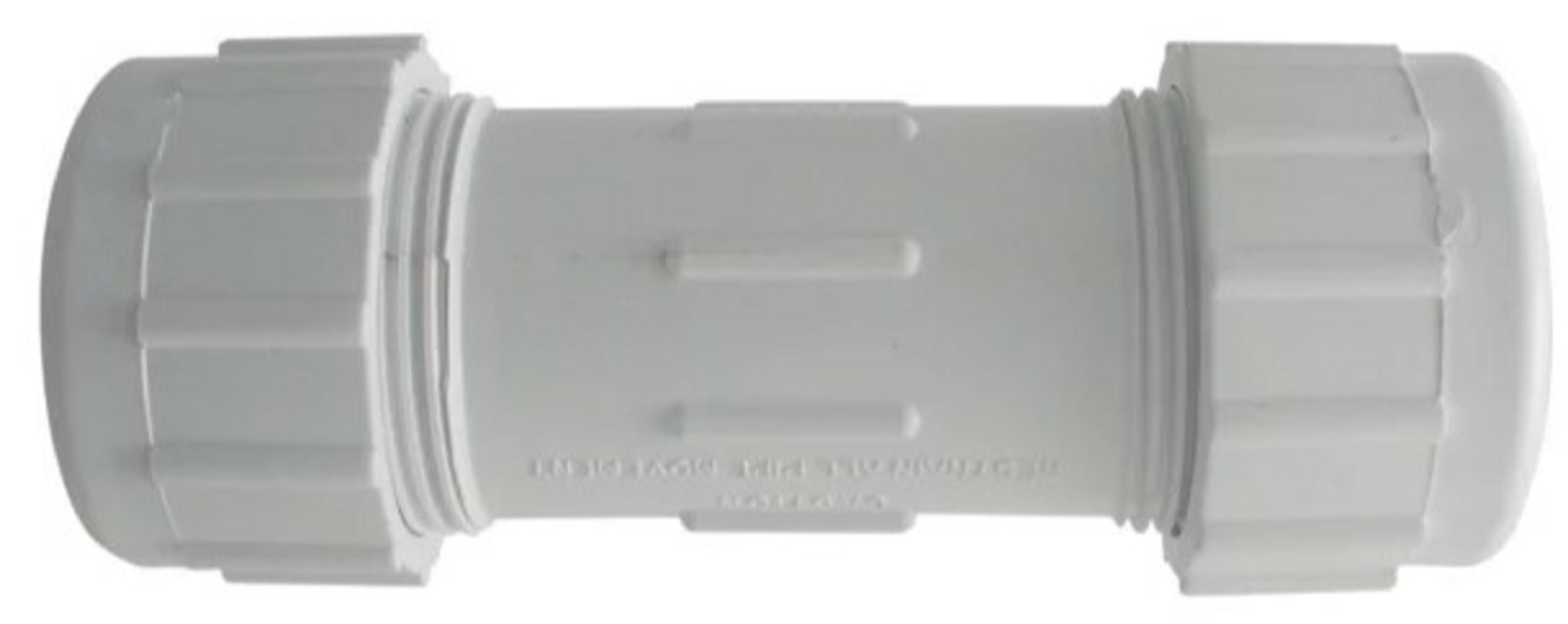 LDR Industries 511-43-1-1B PVC Comp Coupling 1 inch White - Walmart.com