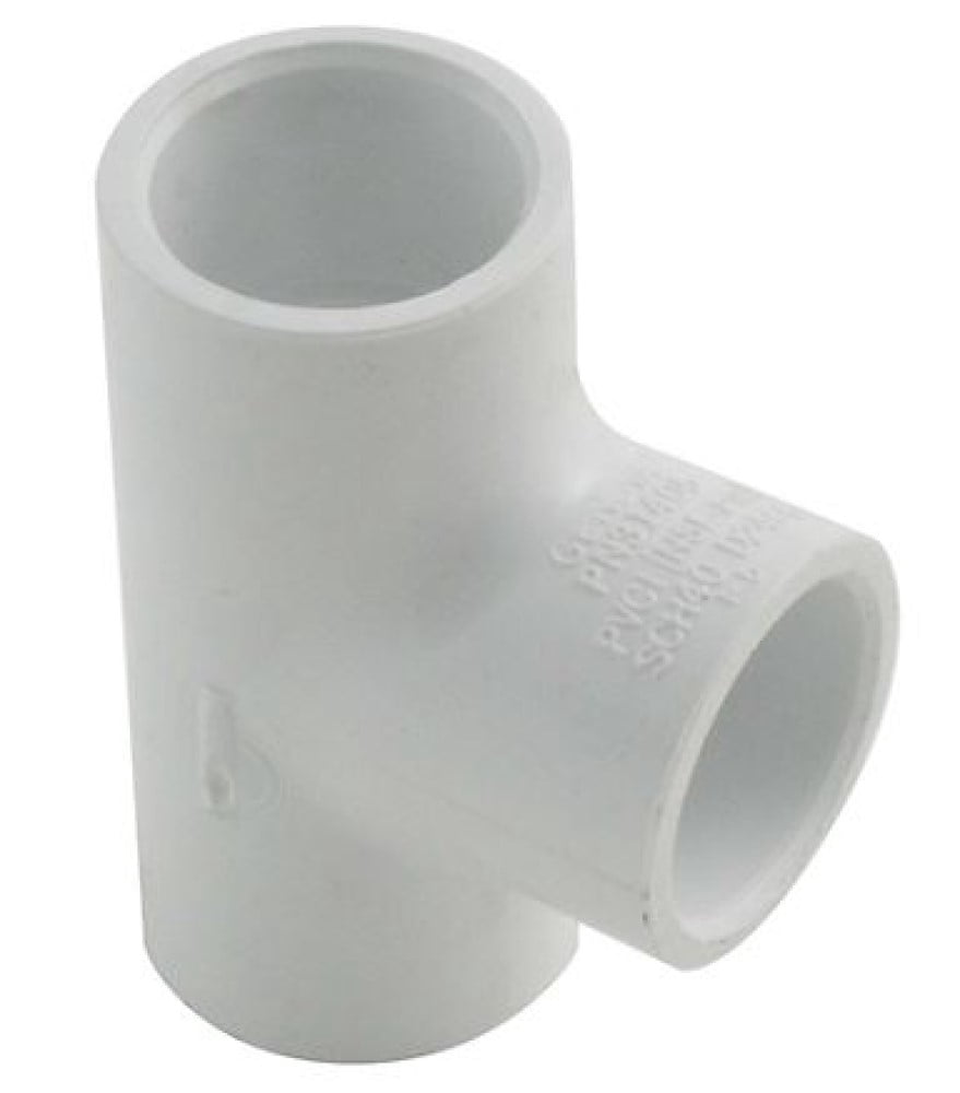 LDR Industries FP4 T-112 PVC Tee Slip White, 1-1/2-Inch - Walmart.com