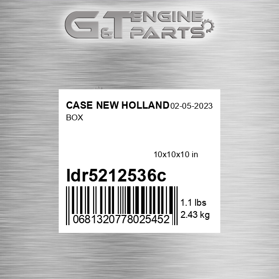 LDR5212536C BOX fits CASE NEW HOLLAND (New OEM) - Walmart.com