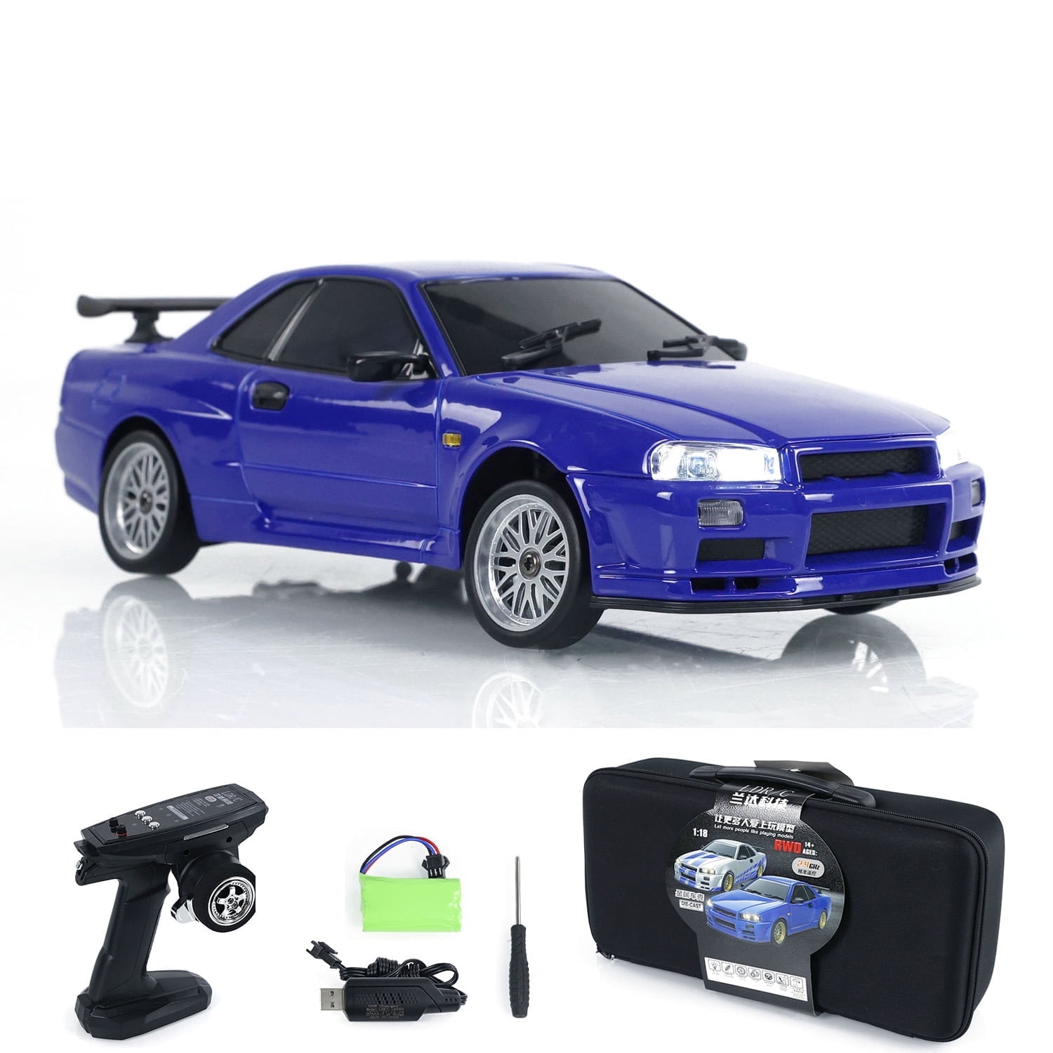 LDRC RC Racing Car 1/18 RWD Radio Control Drift Vehicles Model ...