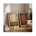 LDWolfe Brown Rothko Poster Mid Century Modern Museum Wall Art Set 2 ...