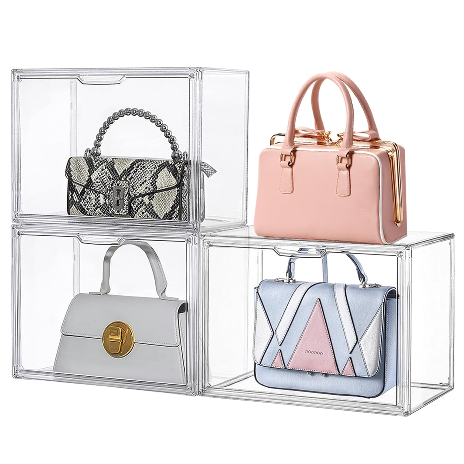 LDXDRU 3Pack Purse Storage Organizer for Closet Extra Handbag Storage ...