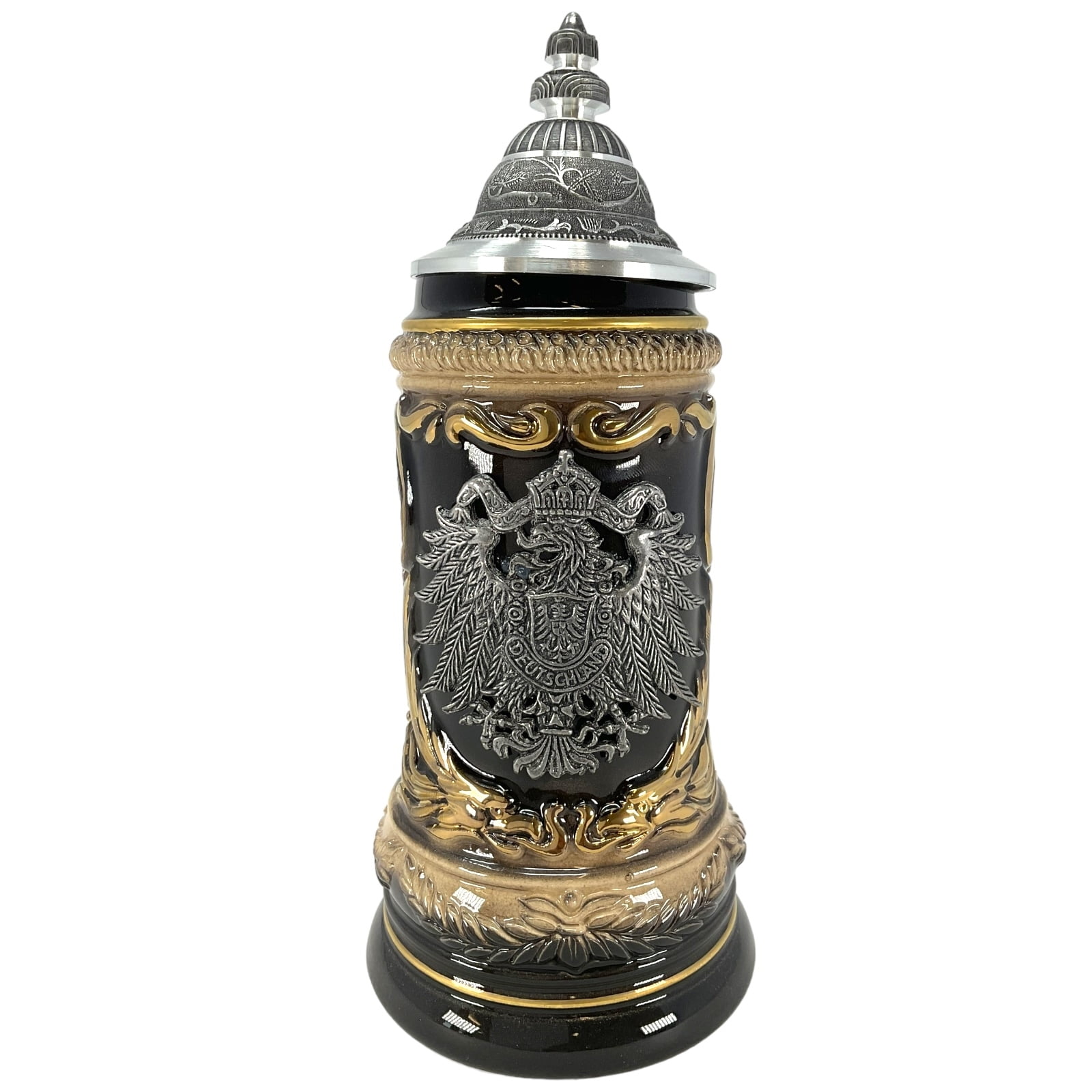 LE German Beer Stein with Pewter Eagle Relief Made in Germany ONE New ...