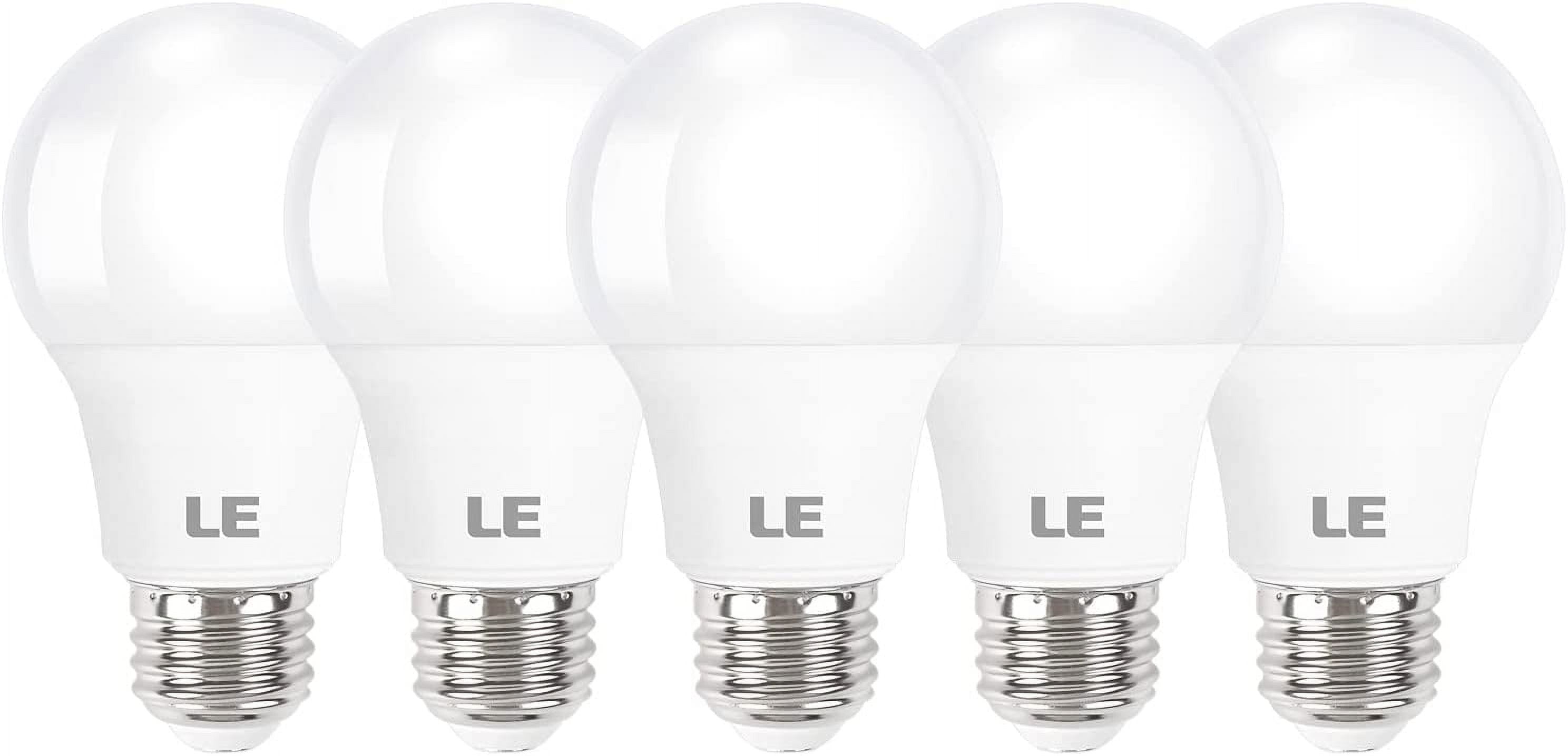 LE LED Light Bulbs 60 Watt Equivalent, 9W 800 Lumens Non-Dimmable ...