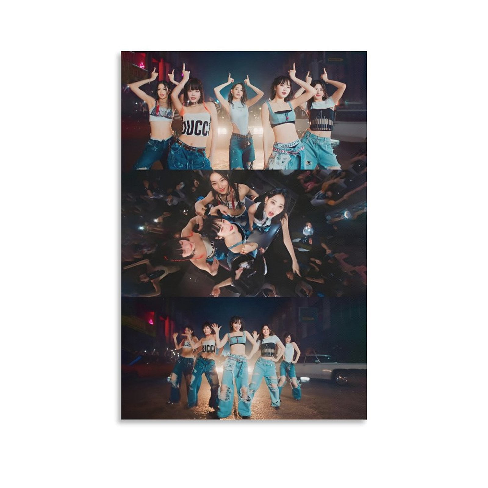 LE SSERAFIM Sexy Girl Troupe Hot And Spicy Art Poster Canvas Poster ...