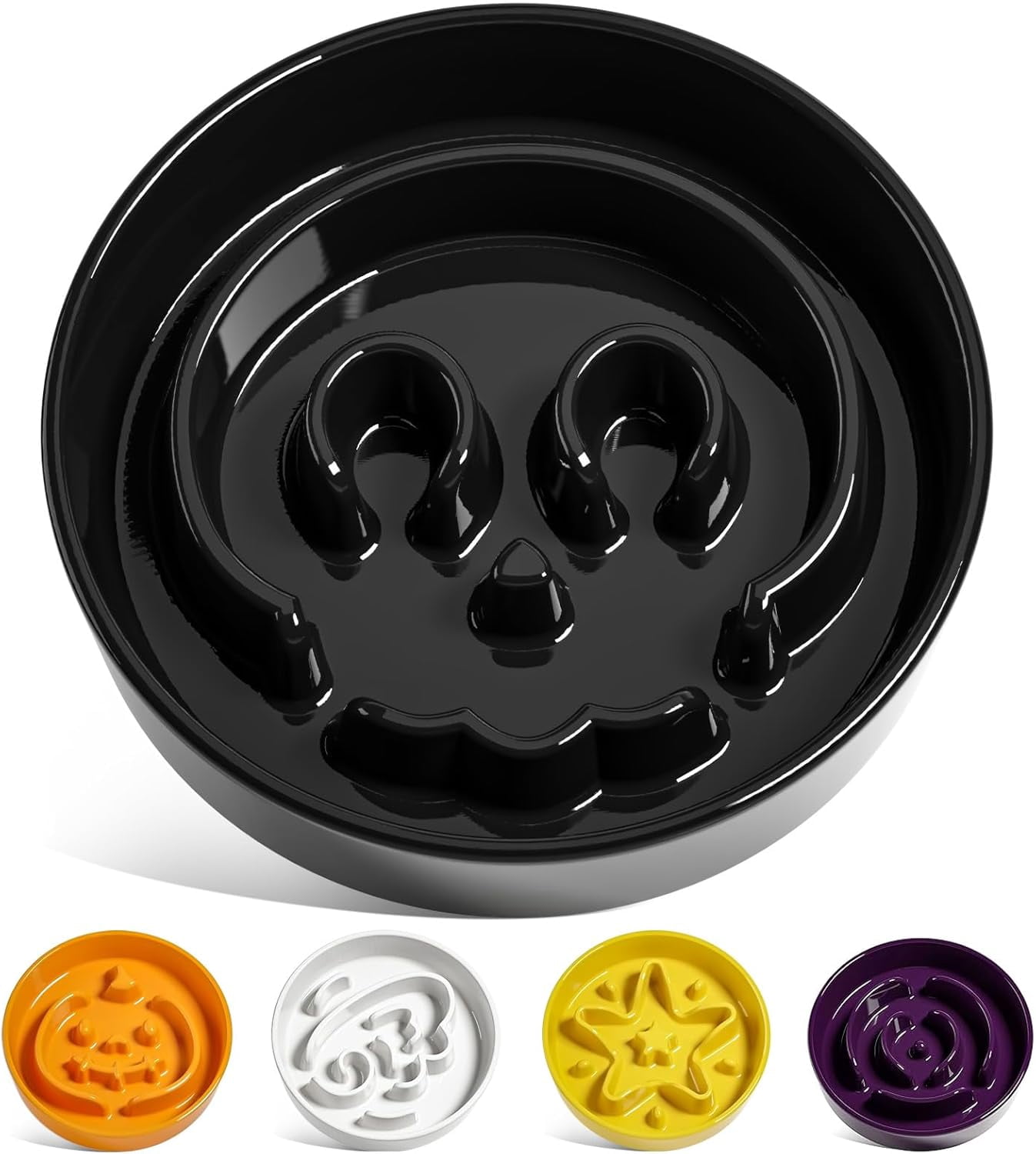 LE TAUCI Slow Feeder Dog Bowls Ceramic, 1.5 Cups Dog Food Bowl, Puppy ...