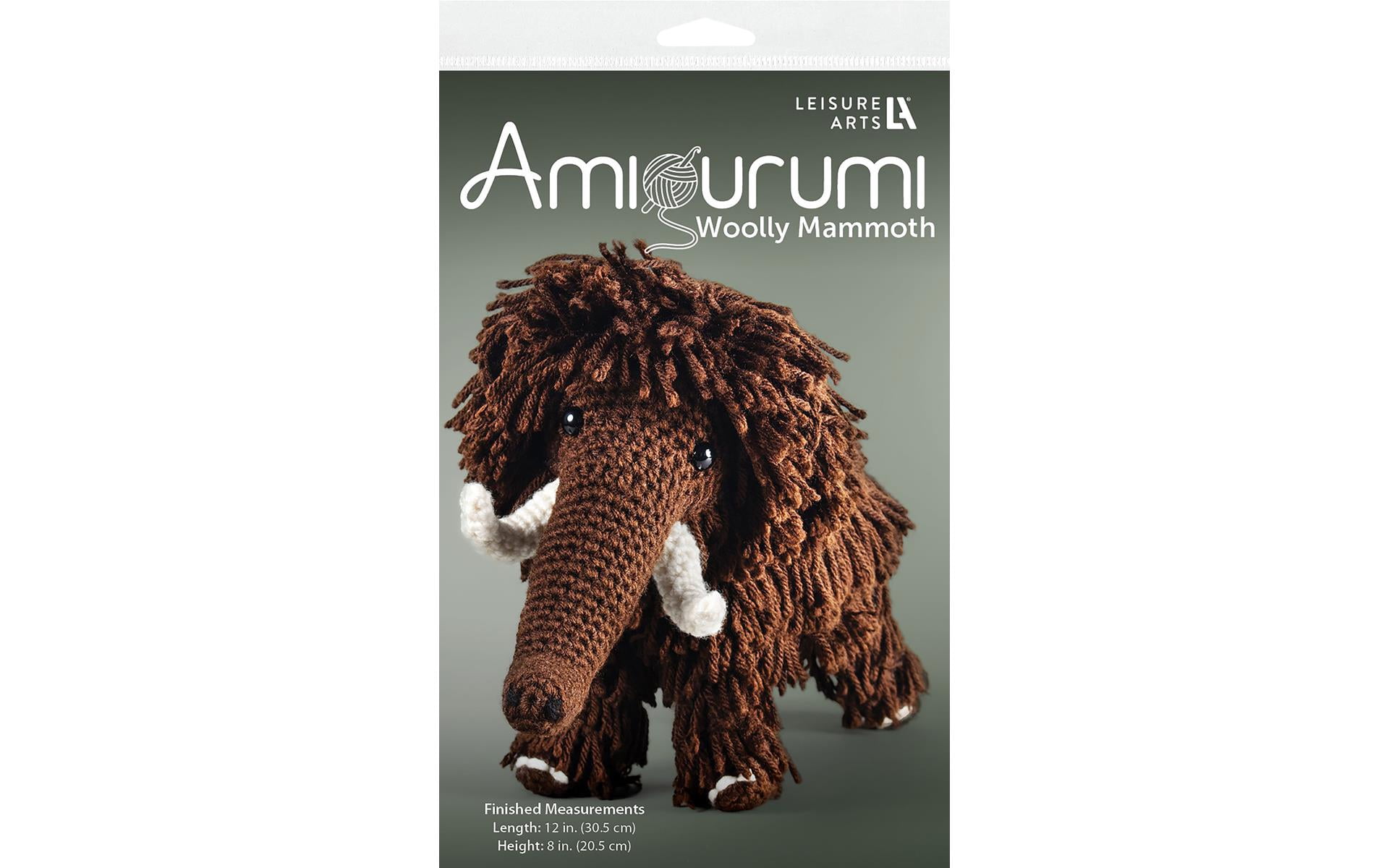 Leisure Arts Amigurumi Woolly Mammoth Pattern – Crochet Book for ...
