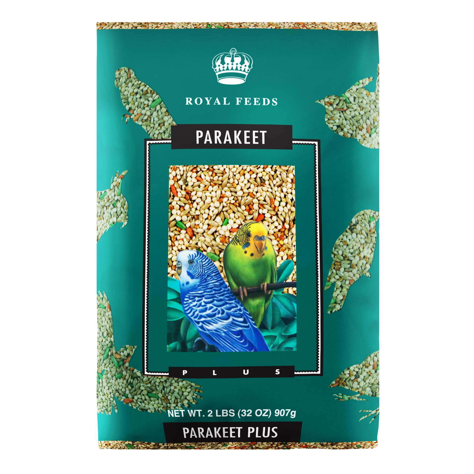 LEACH GRAIN & MILLING SBF3 CO. Parakeet Food Plus, 5lbs Parakeet Bird ...