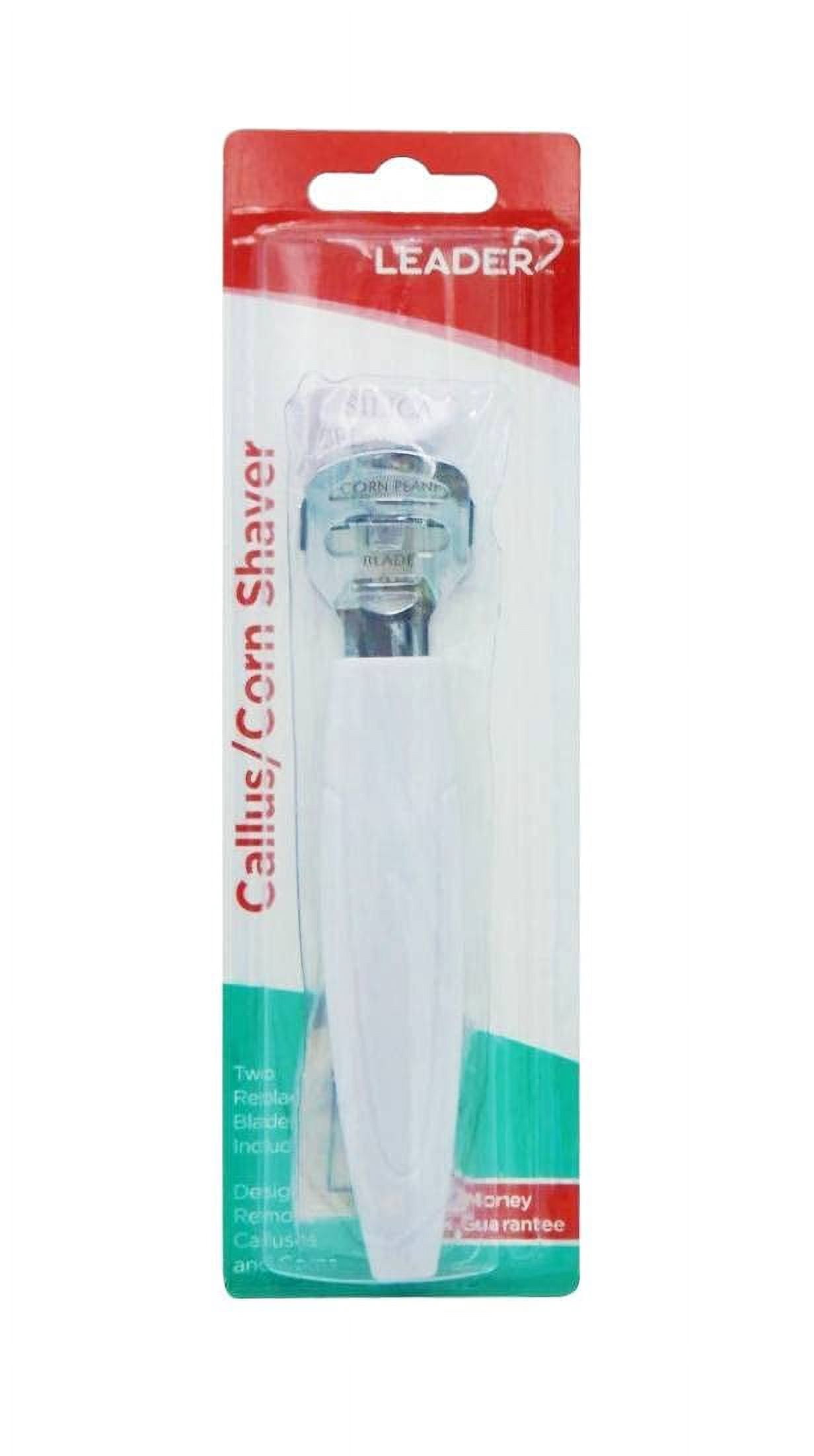 LEADER Callus/Corn Shaver, Comfort Grip Professional Pedicure Callus ...