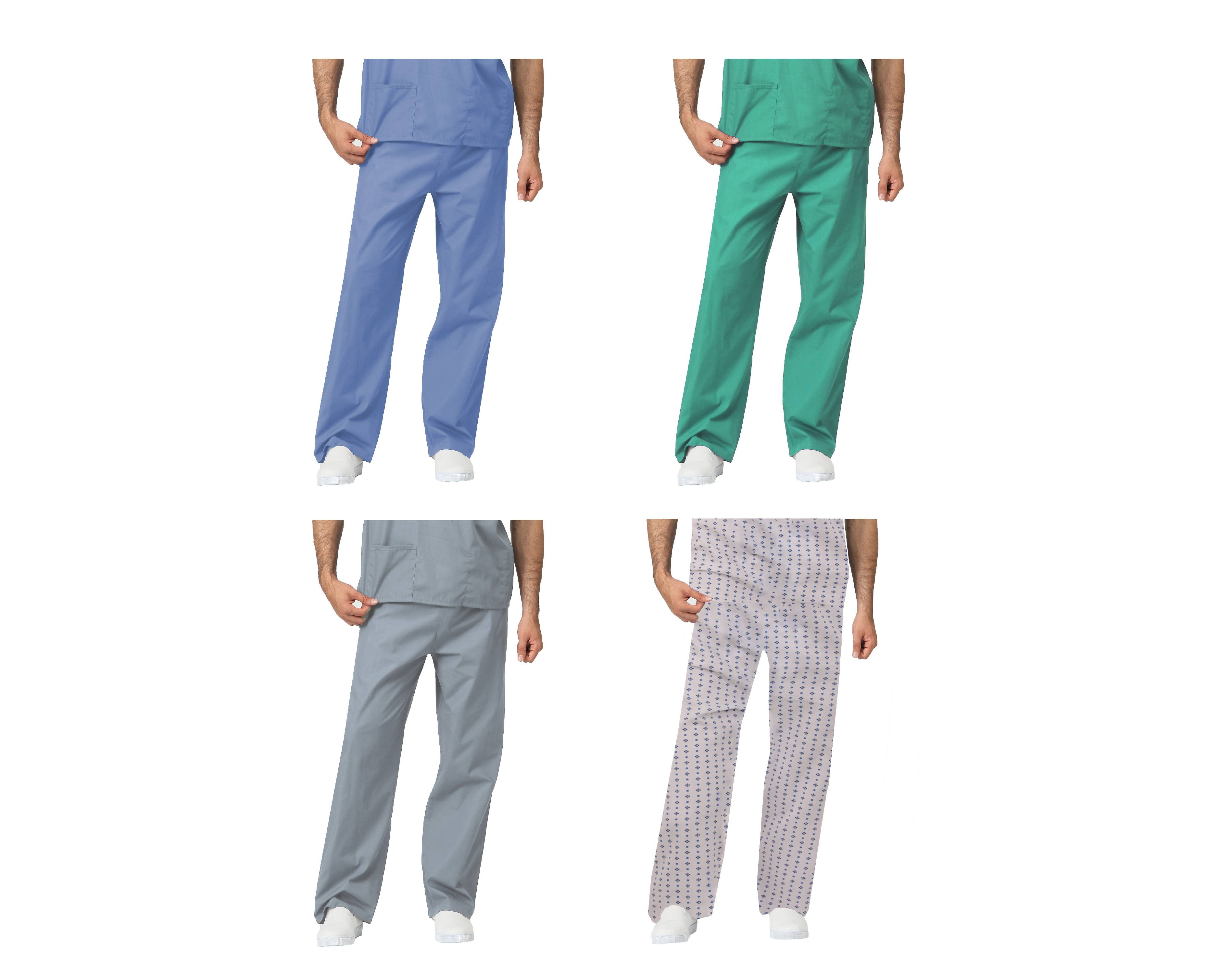 LEADERTUX Unisex Medical Apparel Doctor Nurse Reversible Uniform Scrub ...