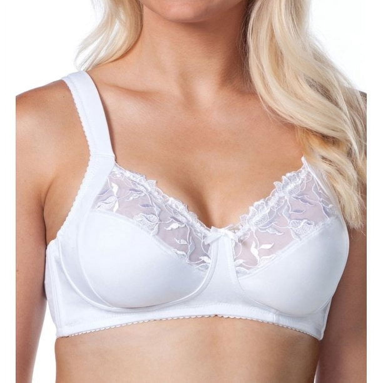 LEADING LADY White Dreamy Comfort Half Cup Lace Bra, US 38G, UK 38F, NWOT - Walmart.com