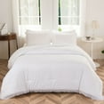 LEAFAX White Comforter Set Queen Boho Bedding Set Exquisite Tassel ...