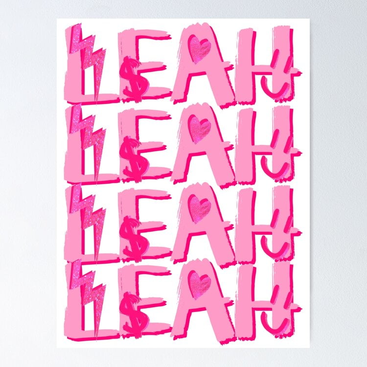LEAH name Poster - KIRA.1028, UNFRAMED-8x12 - Walmart.com