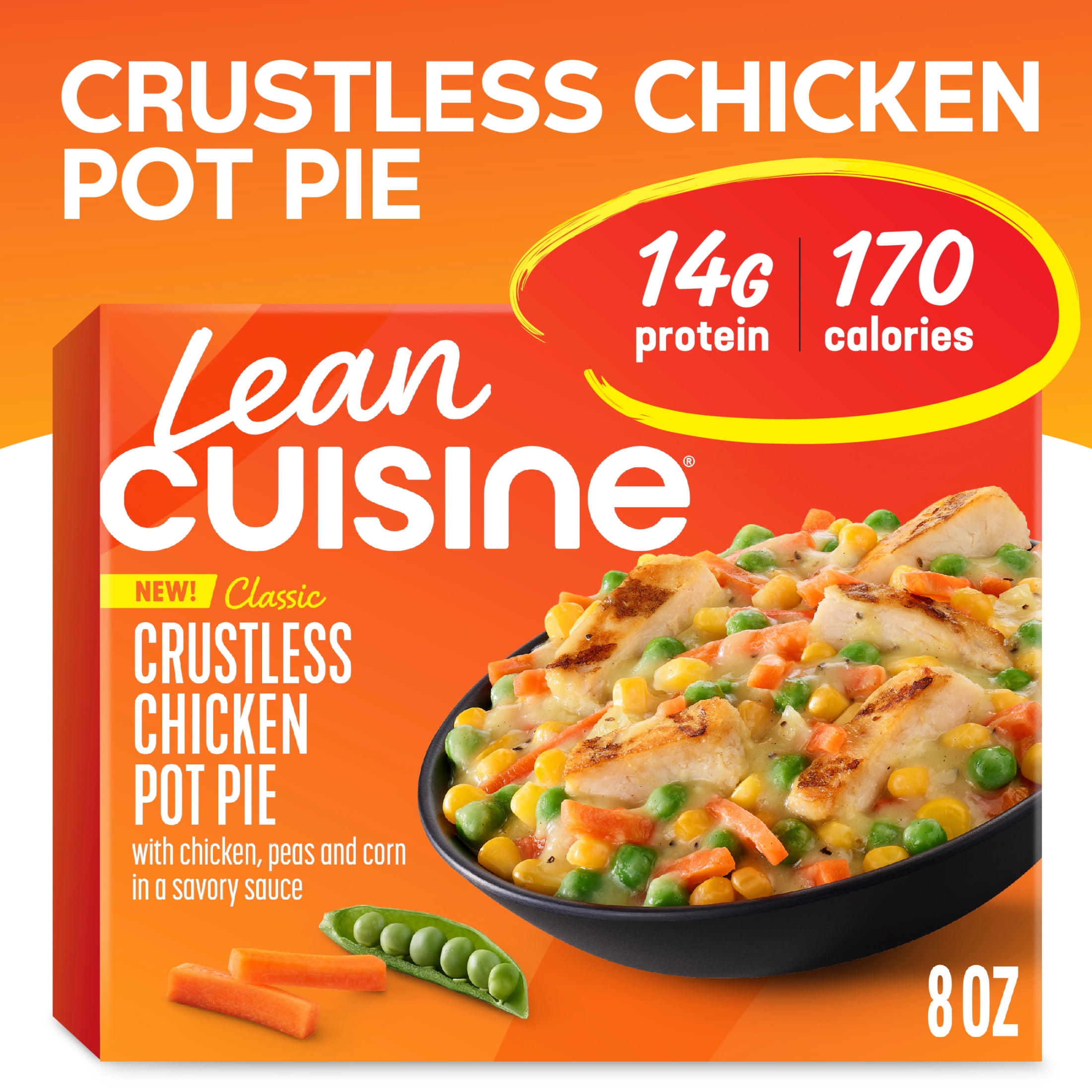 Lean Cuisine Crustless Chicken Pot Pie, Frozen Lunch or Dinner, Frozen ...