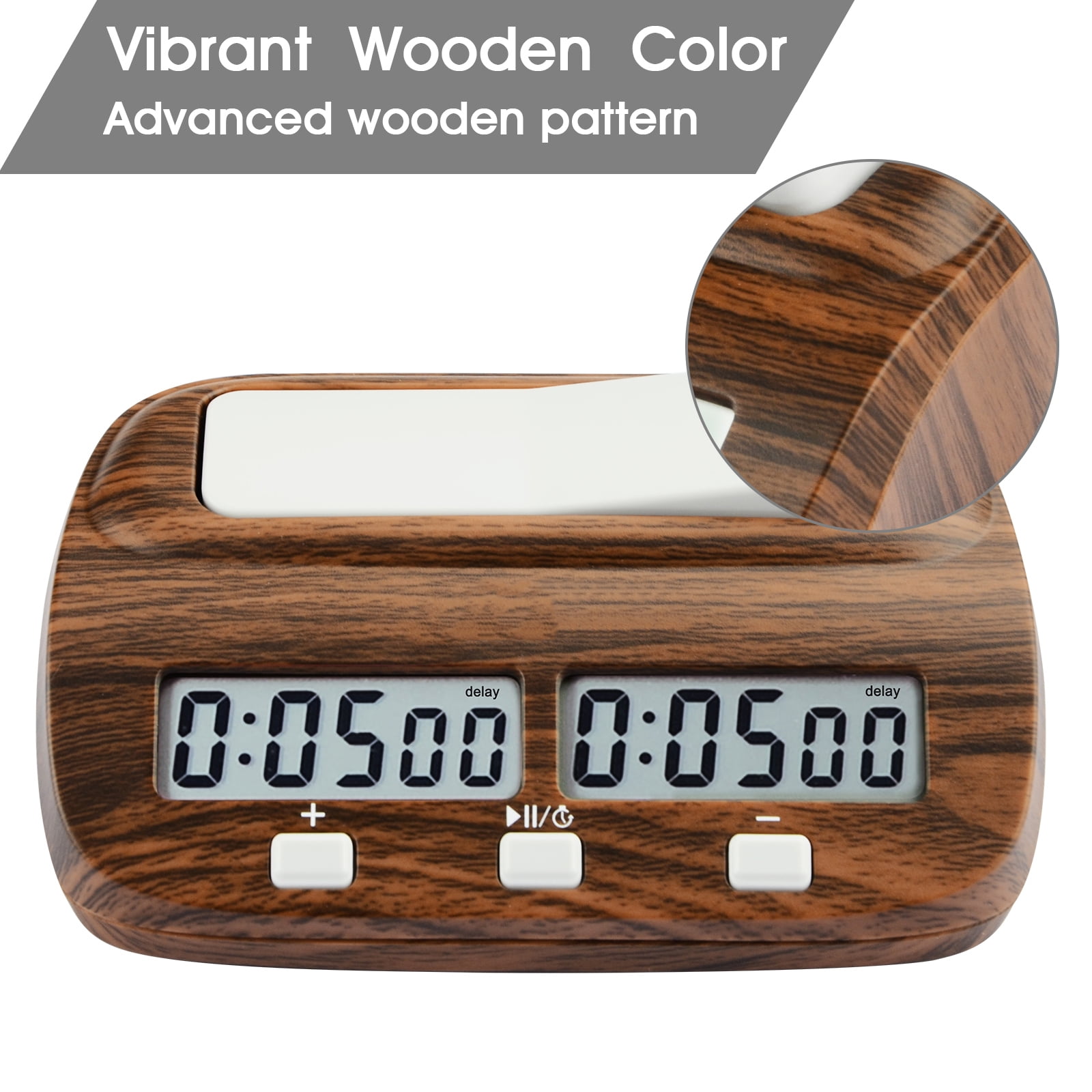 LEAP Chess Clock Digital Chess Timer with Delay and Bonus Professional ...