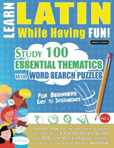 Pre-Owned LEARN LATIN WHILE HAVING FUN! - FOR BEGINNERS: EASY TO ...