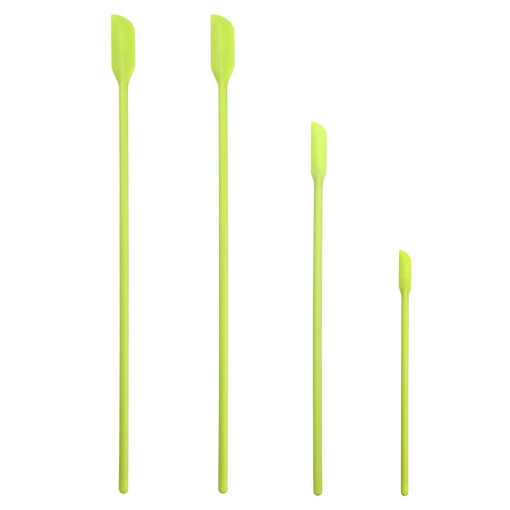 LEARNEV 4 Pcs Mini Silicone Spatulas, Spatulas Makeup Scraper for ...