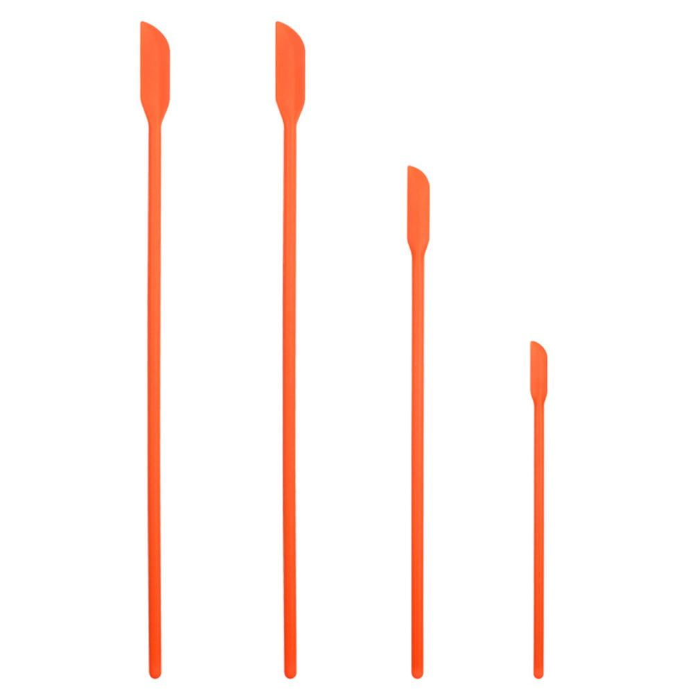 LEARNEV 4 Pcs Mini Silicone Spatulas, Spatulas Makeup Scraper for ...