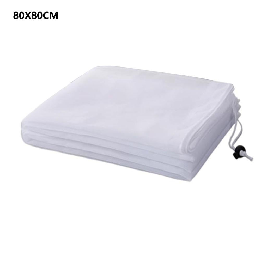 LEARNEV Fruit Tree Netting With Zipper&Drawstring, White Fine Mesh ...