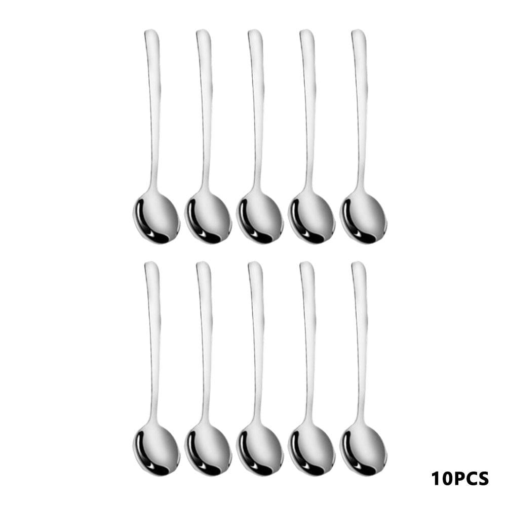 LEARNEV Stainless Steel Tiny Spoon, Miniature Espresso Spoons, Mini ...