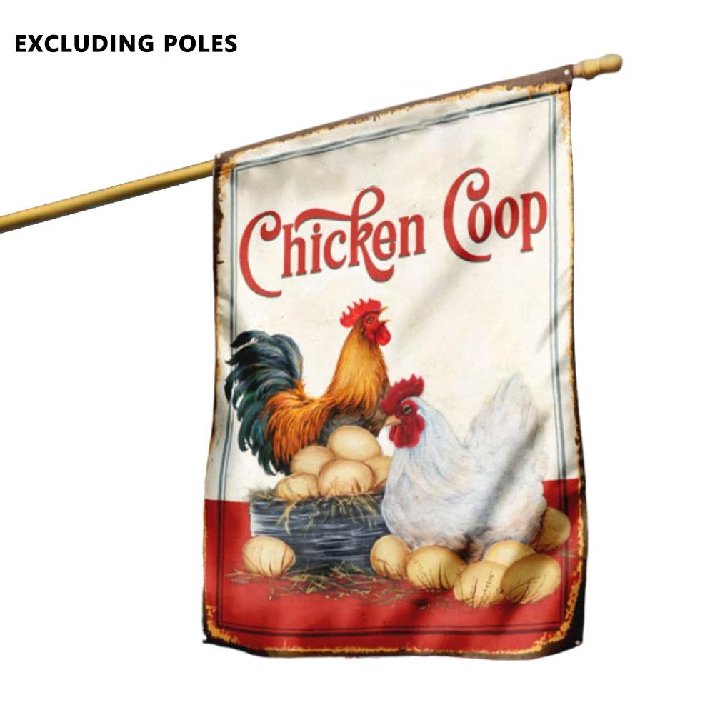 LEARNEV Yard Flags Decorative Chicken Coop Waterproof - Walmart.com