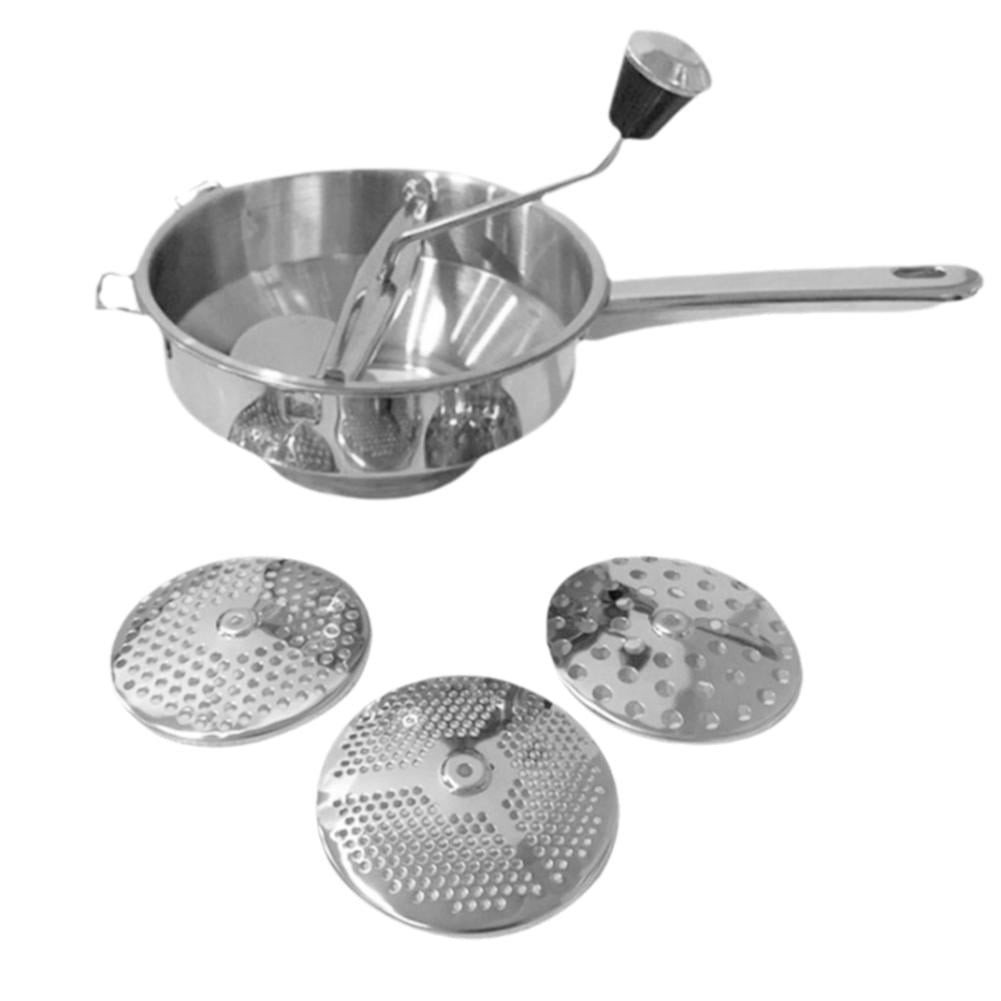 LEARNEVE Multi/functionality Stainless Steel Hand Potato Mixer Food ...