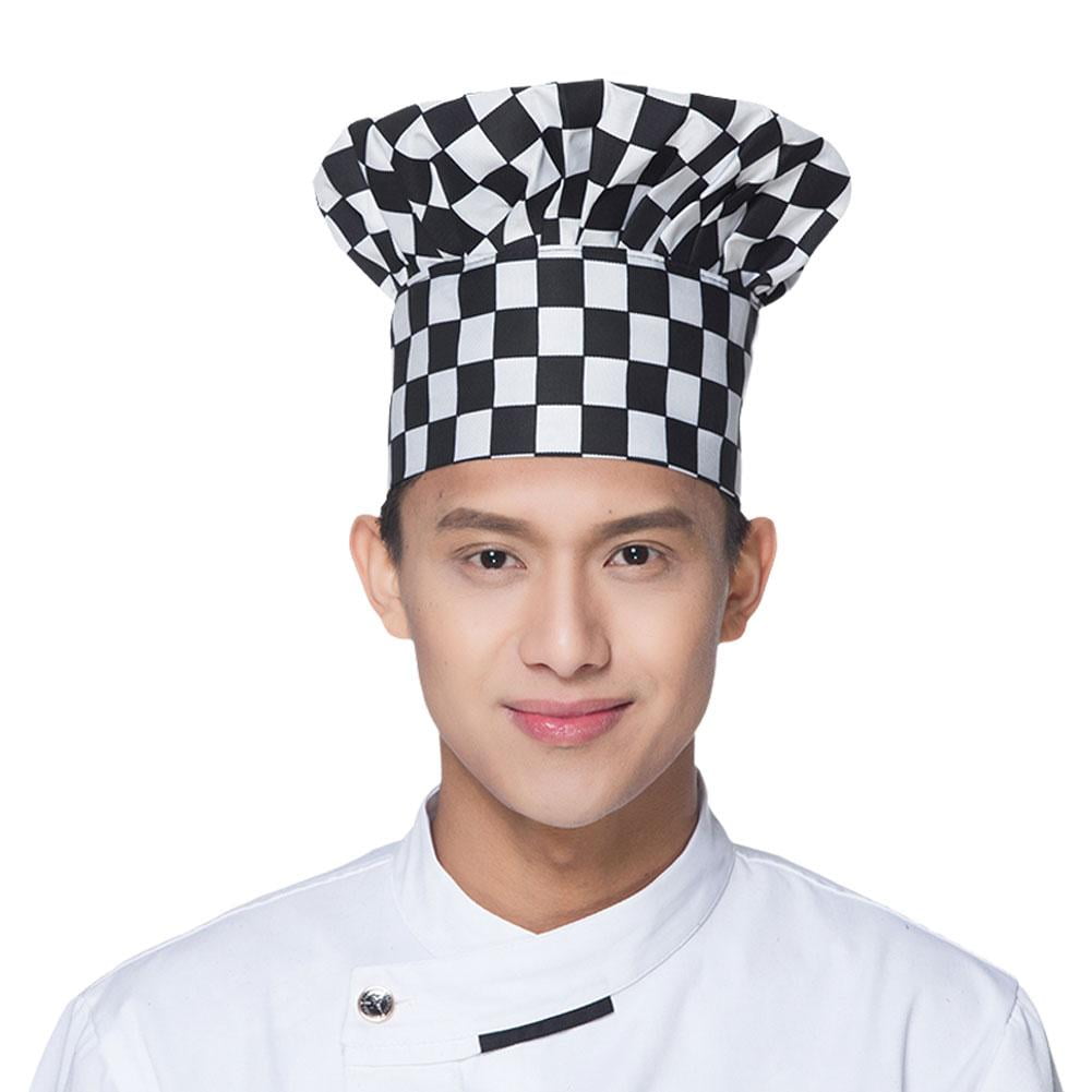 LEARNEVER Adjustable Professional Chefs Catering Hat Men Women Kitch y ...