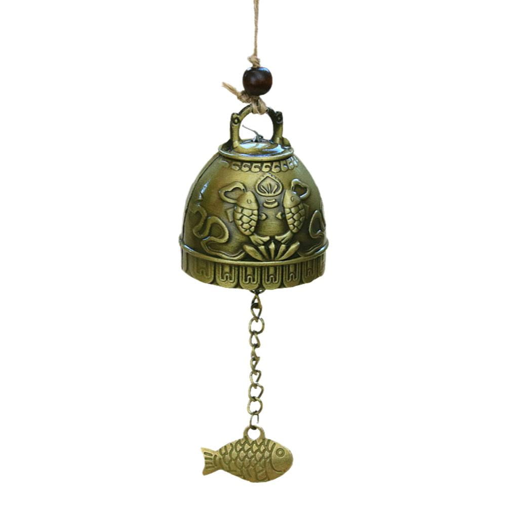 LEARNEVER Metal Small Wind Chimes Bell Pendant Home Garden Chinese ...