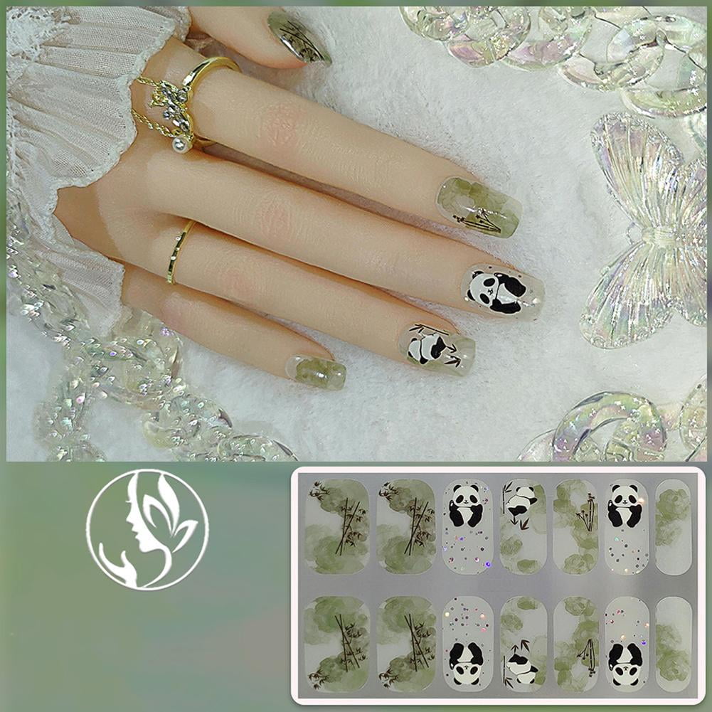 LEARNEVER Nail Decal Blossom Removable Waterproof Nail Sticker New C5 ...
