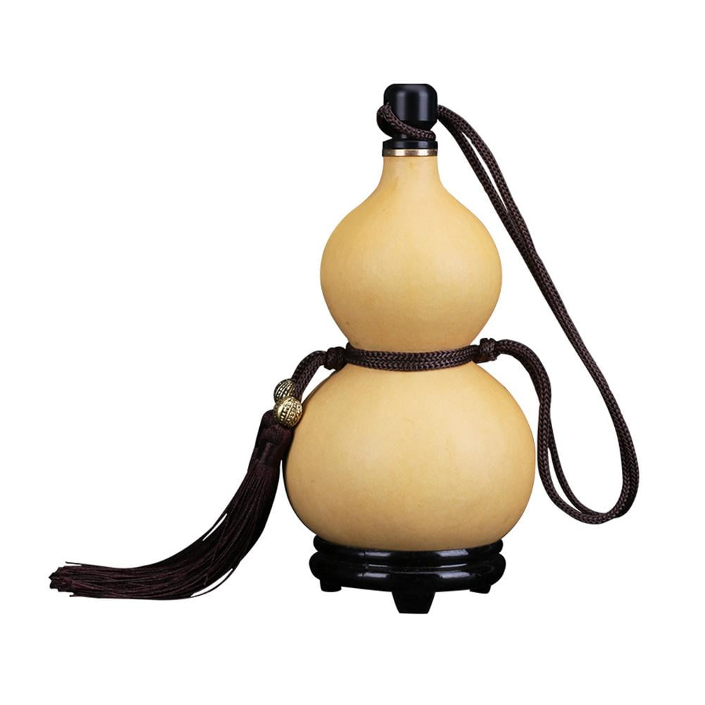 LEARNEVER Natural Dried Gourd Water Gourds Crafts Calabash Ornament Lid ...