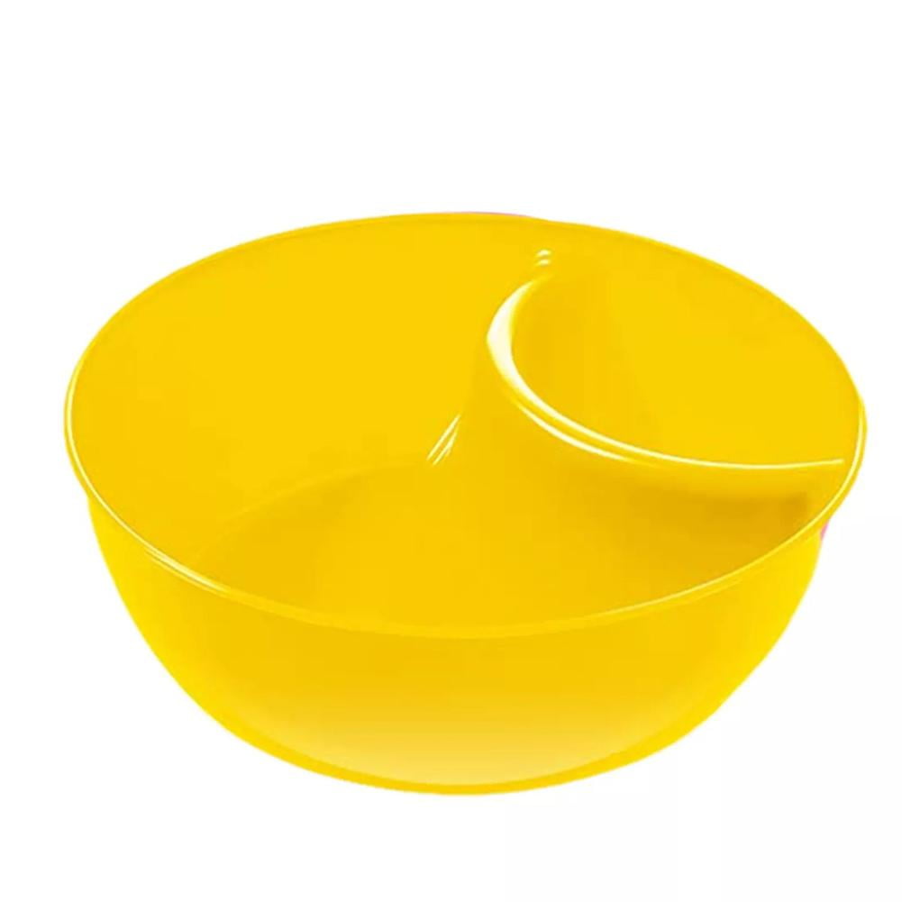 LEARNEVER Stackable Bowls With Dipping Section Chip And Dip Bowls Soggy ...