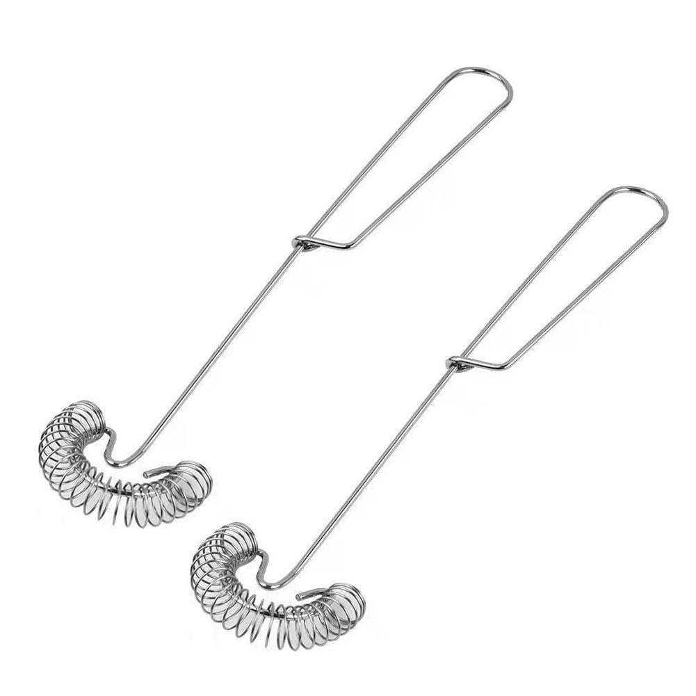 LEARNEVER Vintage Coil Spring Wire Whisk Egg Beater Mixer Metal 10 ...