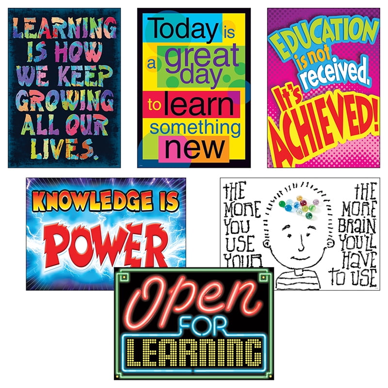 LEARNING POWER POSTERS COMBO PACK - Walmart.com