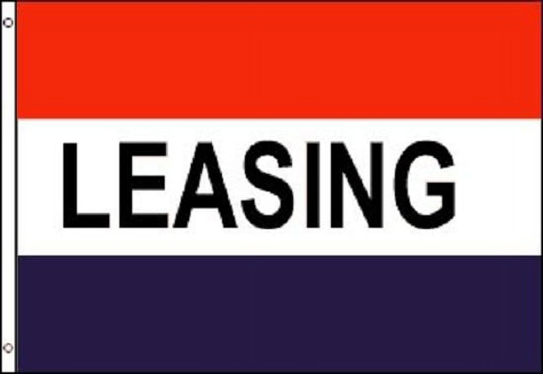 LEASING Flag Rental Advertising Banner Real Estate Sign Lease Pennant ...
