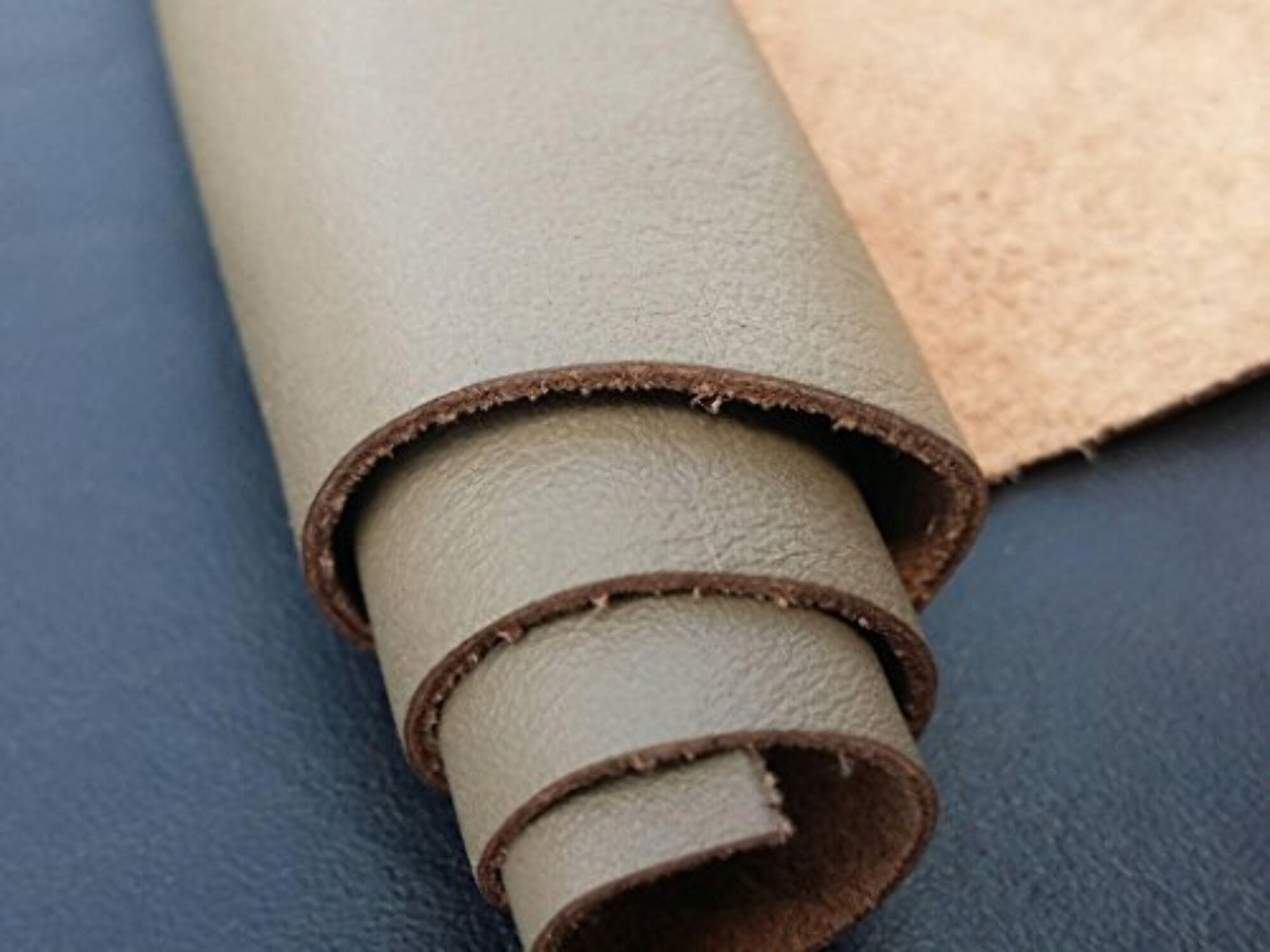 LEATHER HIDES - COW SKINS VARIOUS COLORS SIZES (100 Square Foot, TAUPE ...