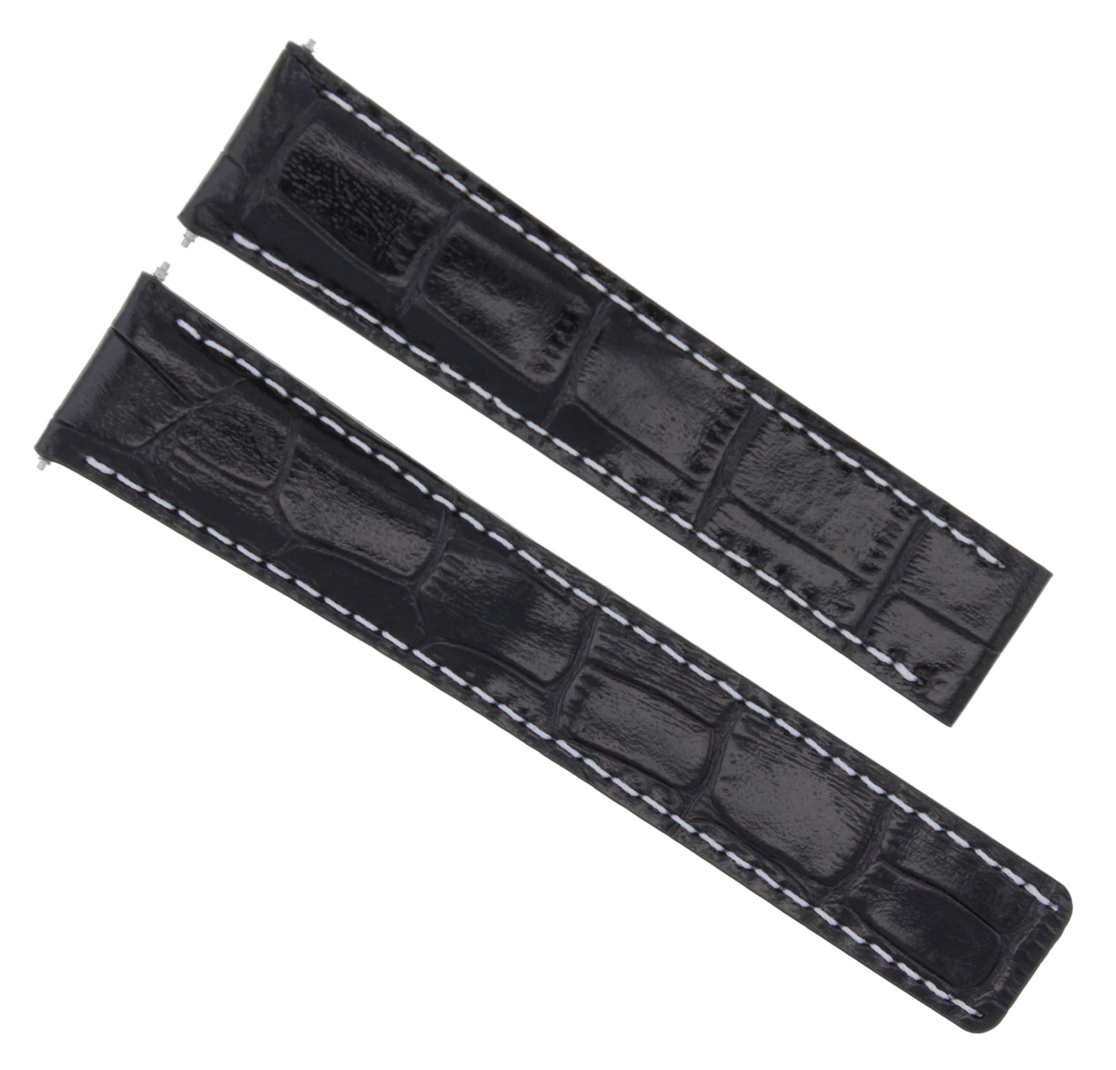 LEATHER WATCH STRAP BAND FOR LONGINES WATCH 2018 + DEPLOYMENT CLASP ...