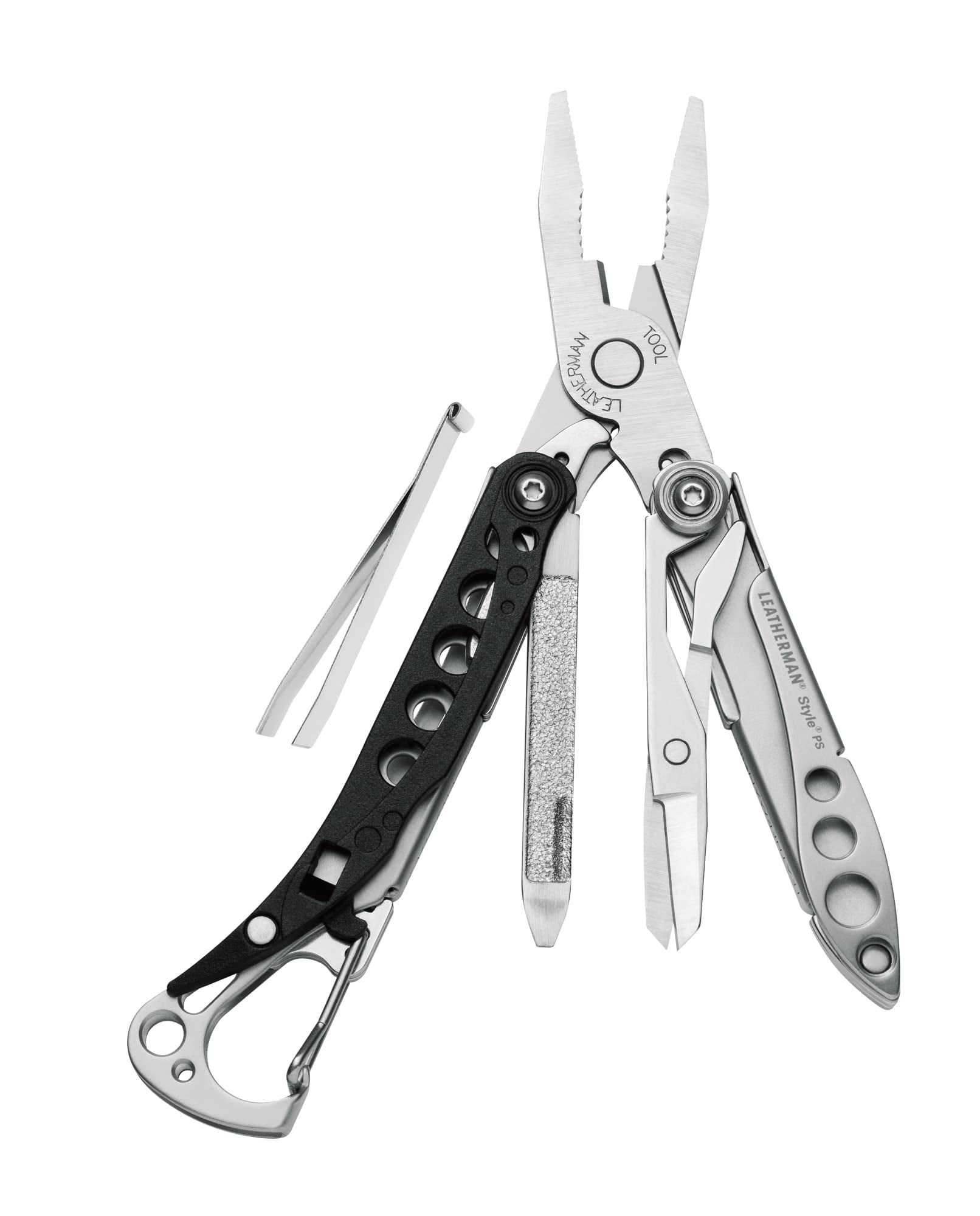 LEATHERMAN, Style PS Keychain Multitool with Spring-Action Scissors and ...