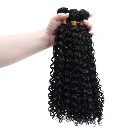 LEBONYARD Matte Wavy Hair Weft Extensions Heat Resistant Synthetic Hair ...
