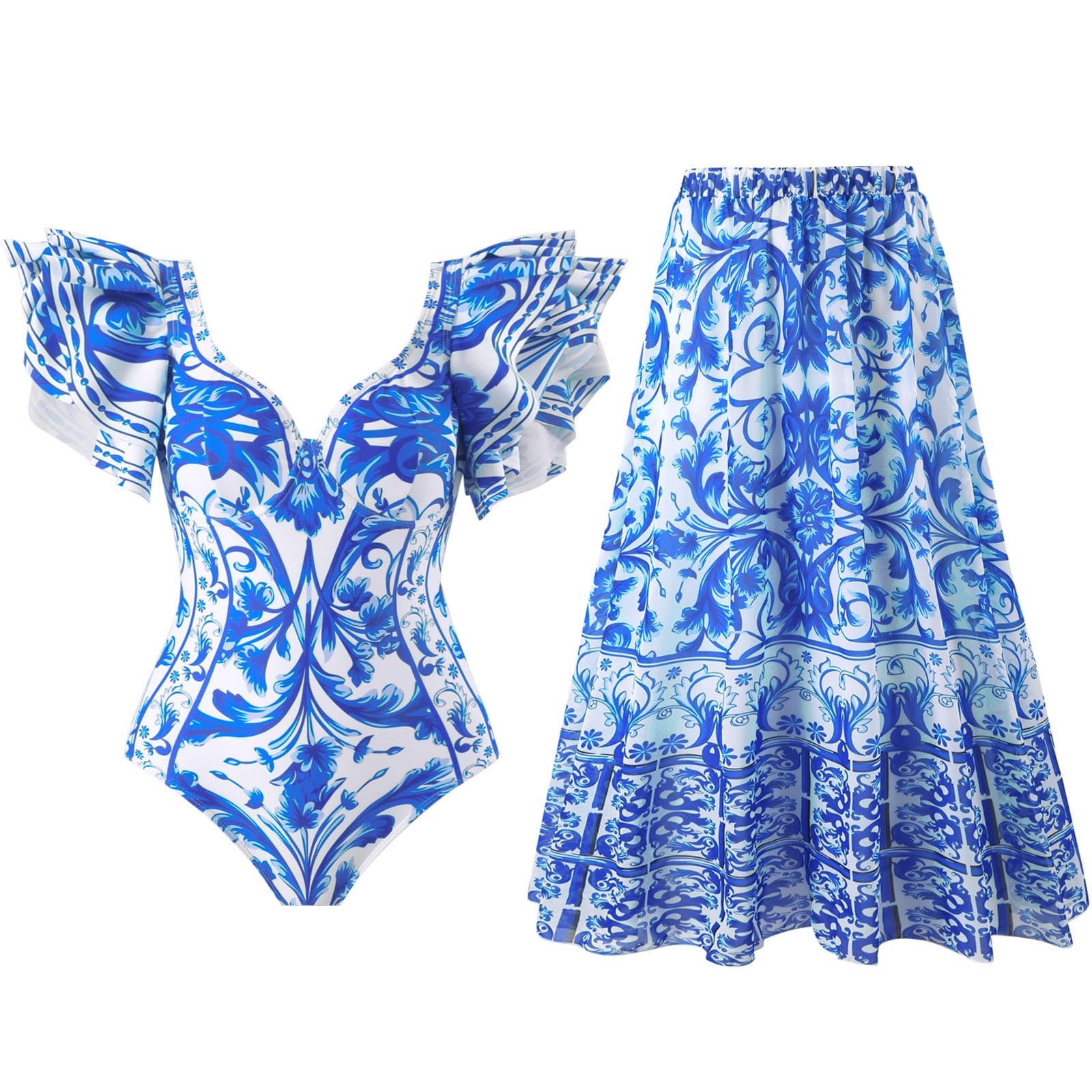 LEBONYARD Swimsuits for Women,Womens Bikinis High Waisted Summer,Ladies ...