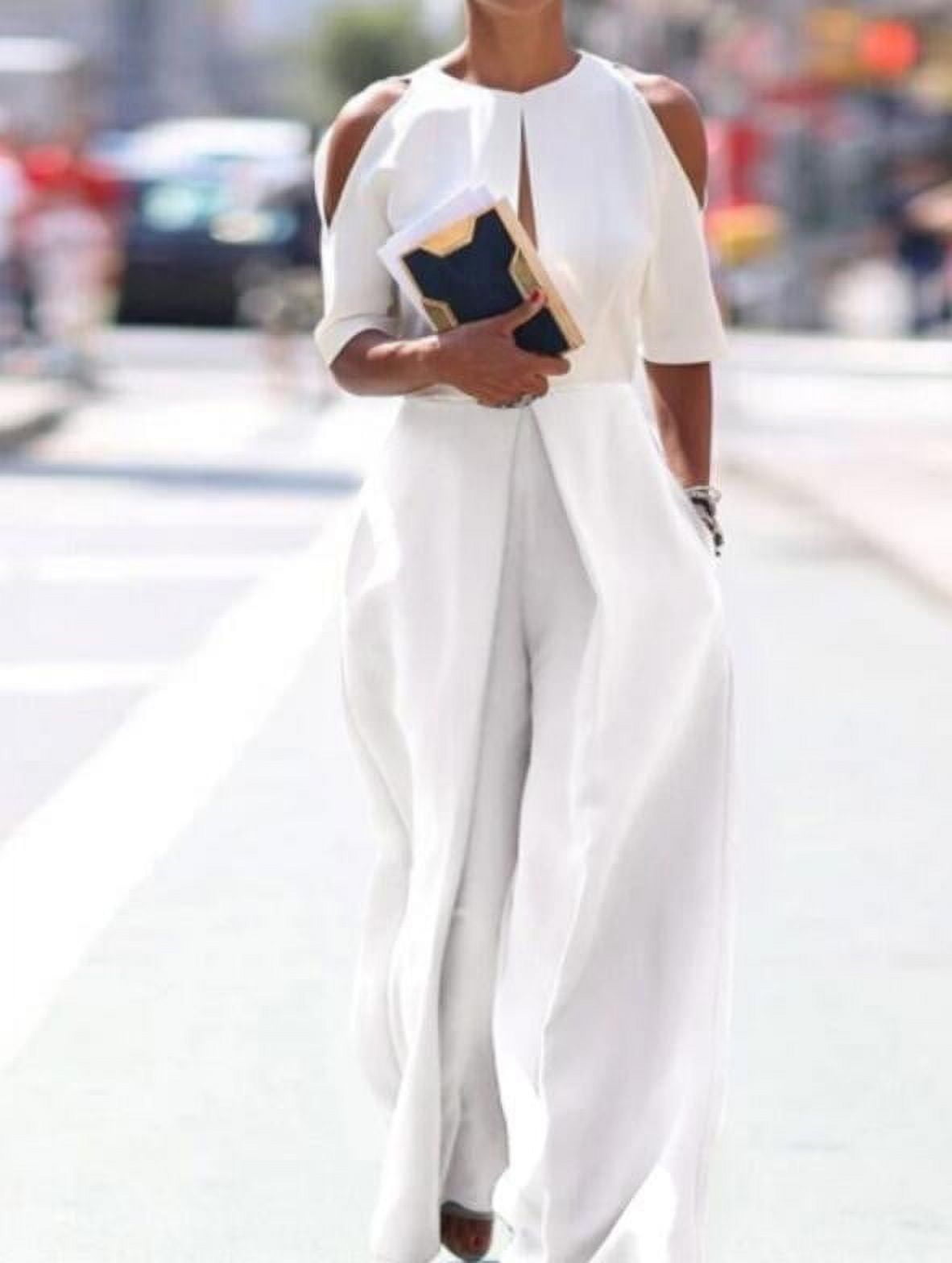 LEBONYARD Women's Overalls in Loose Fit with Pockets,Women Strapless ...