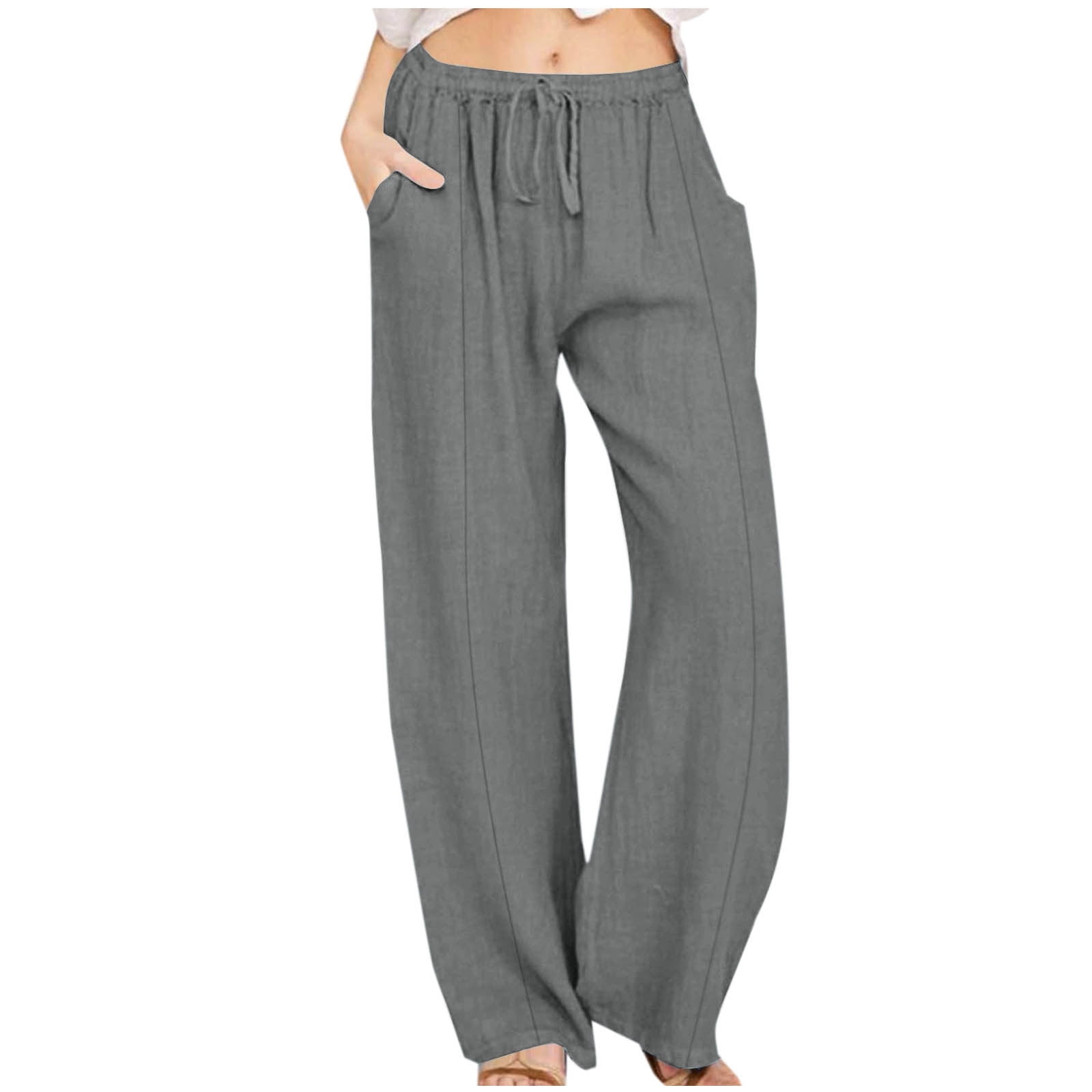 LEBONYARD Women's Stretchy Capris Hot Weather,Women's Casual Solid ...