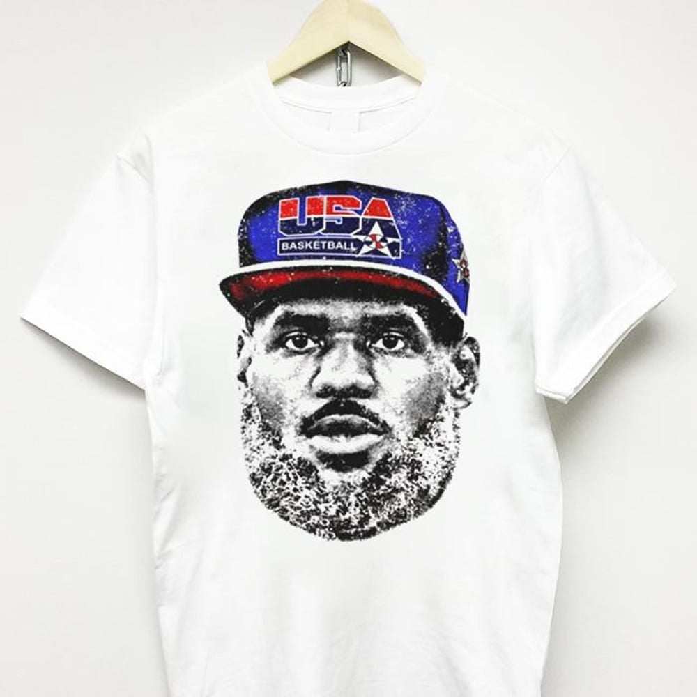 LEBRON JAMES T-SHIRT vintage bootleg rap tee DRAKEs jordan dennis ...