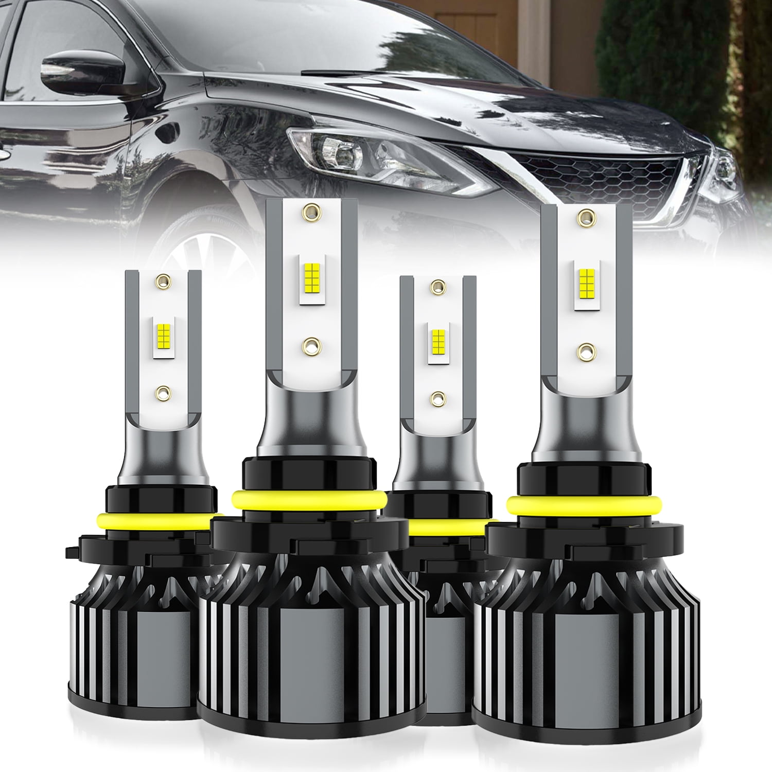 LECCIBUB LED Headlight Bulbs Compatible With Honda Accord 2008-2012 ...