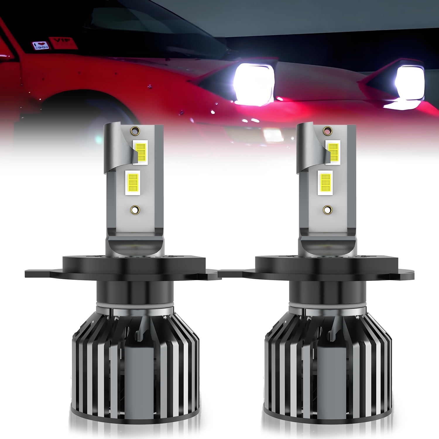 LECCIBUB LED Headlight Bulbs Compatible With Toyota mr2 spyder 2000 ...