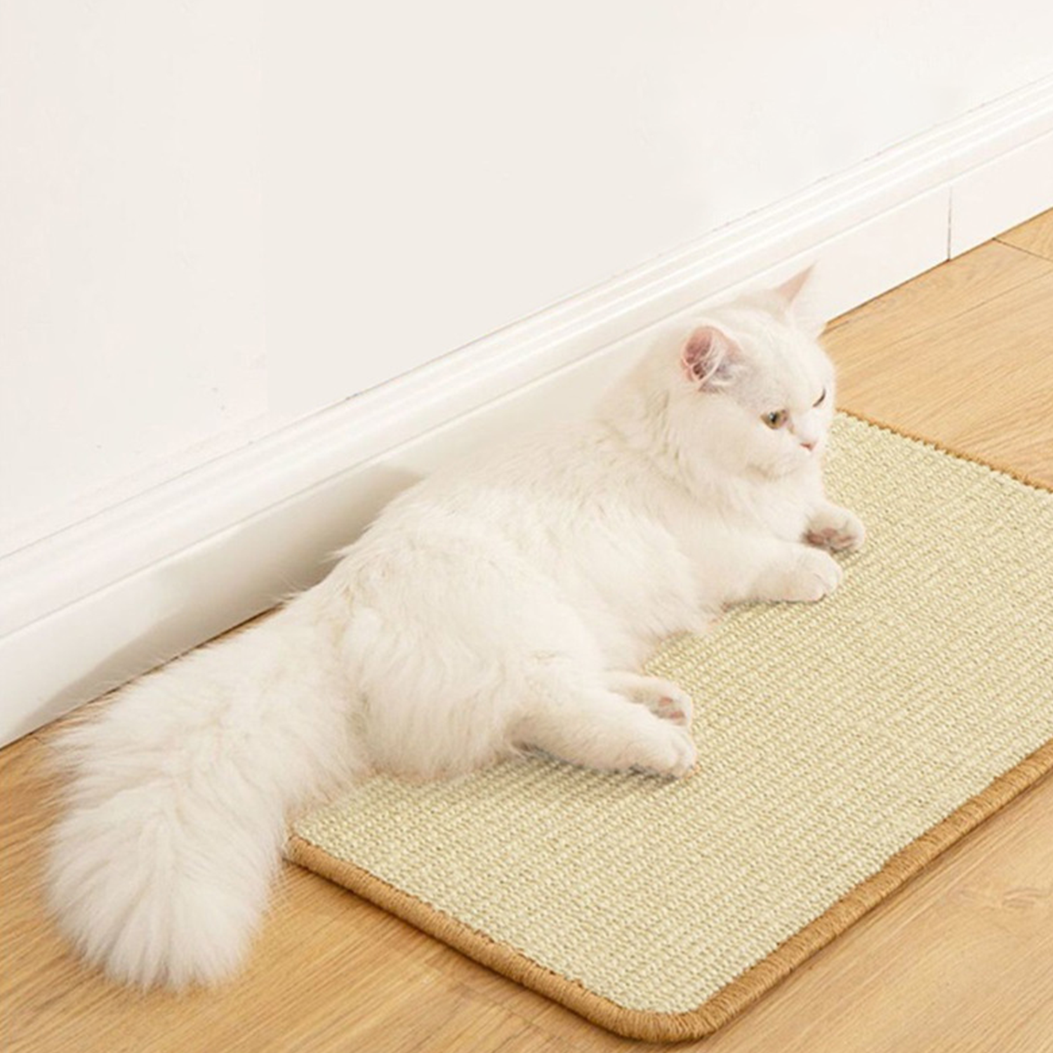 Cat Scratcher Mat,12.4 X9.65 Inch Natural Sisal Cat Scratch Mats ...