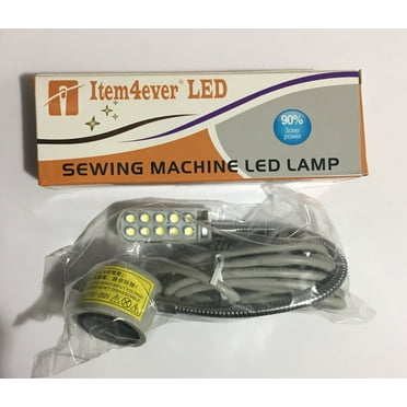 30 LED Sewing Machine Light US PLUG Gooseneck Working Lamp With ...
